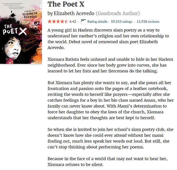 The Poet X Beautiful Words
